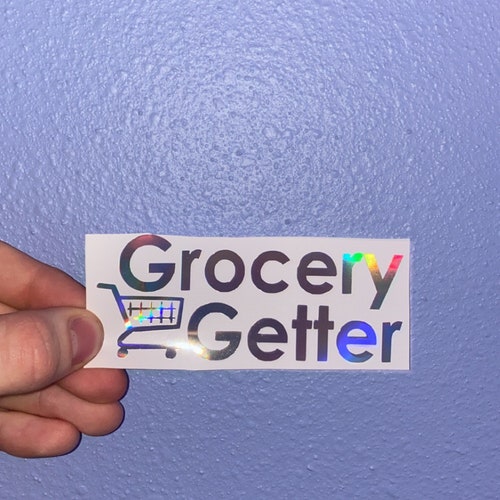 Grocery Getter Vinyl Sticker Decal - Etsy
