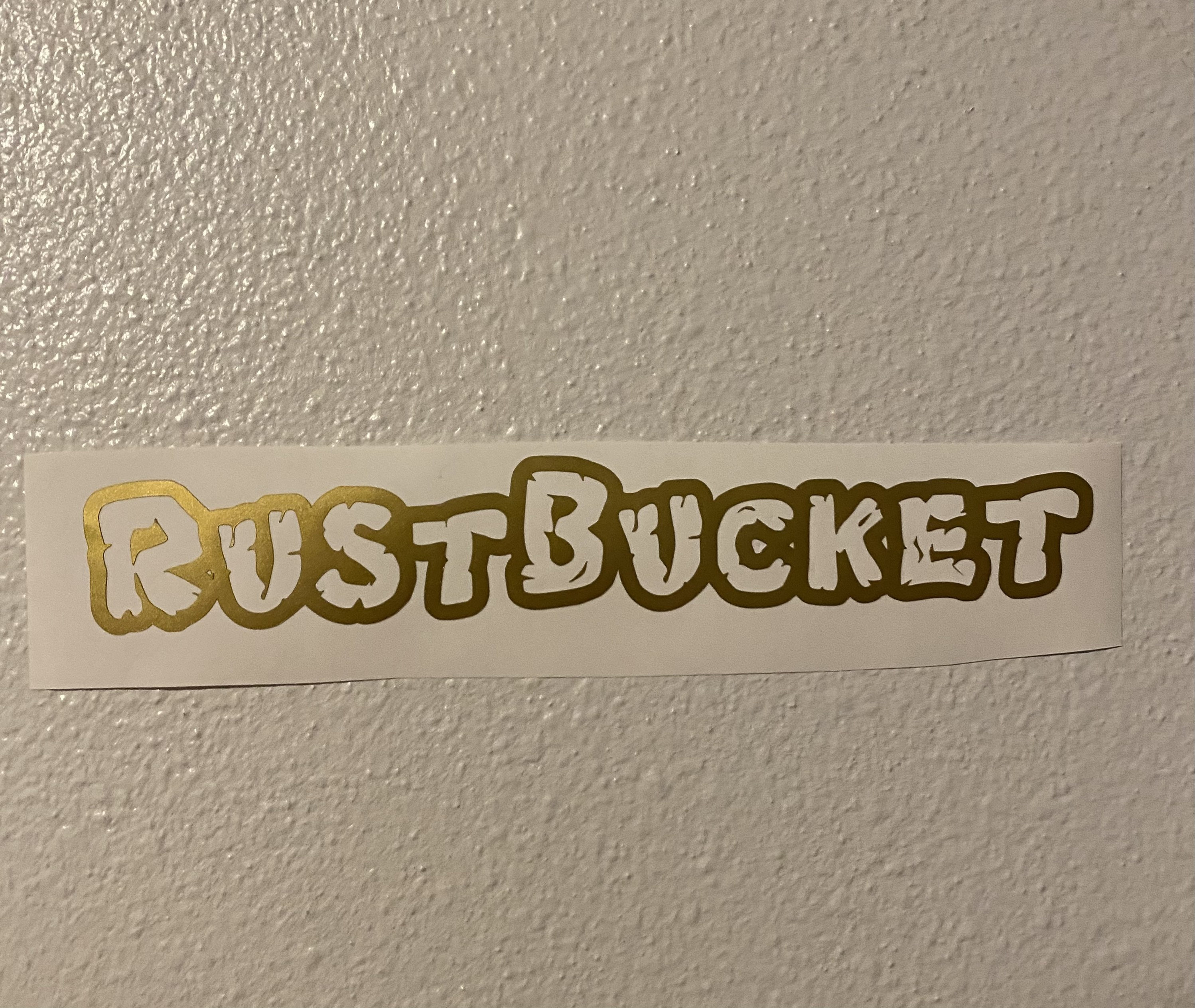 Rust Bucket Sticker Decal - Etsy