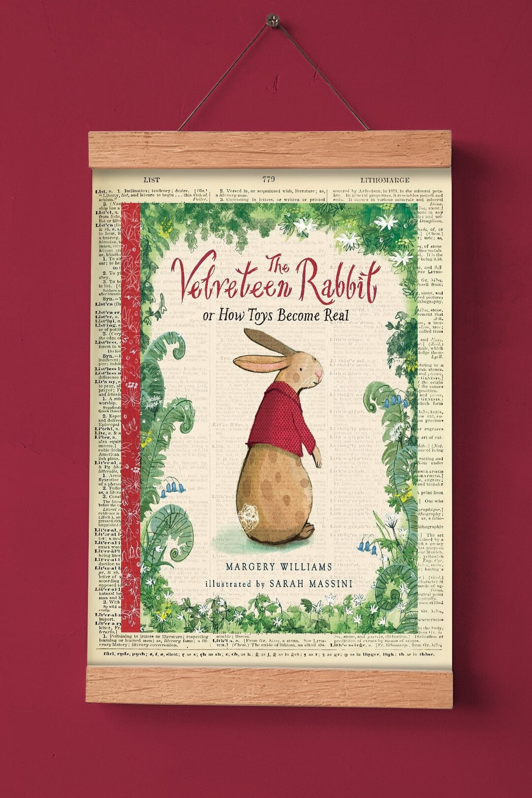 The Velveteen Rabbit by Margery Williams, Printable Book Cover ...