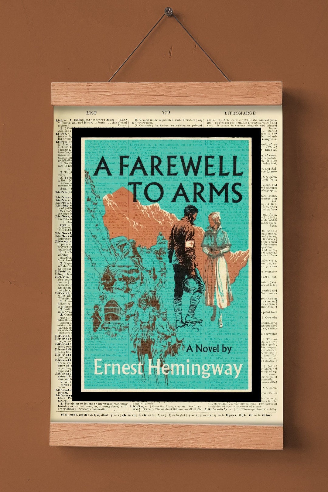 A Farewell to Arms Printable Poster, Ernest Hemmingway Print, Literary ...