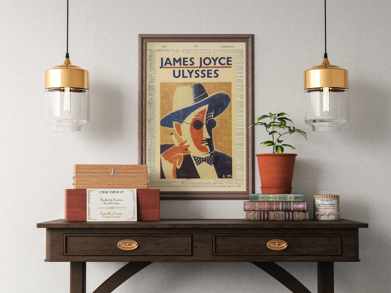 Ulysses by James Joyce, Printable Book Cover, Literary Wall Art ...