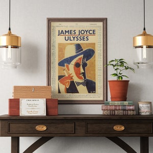 Ulysses by James Joyce, Printable Book Cover, Literary Wall Art ...