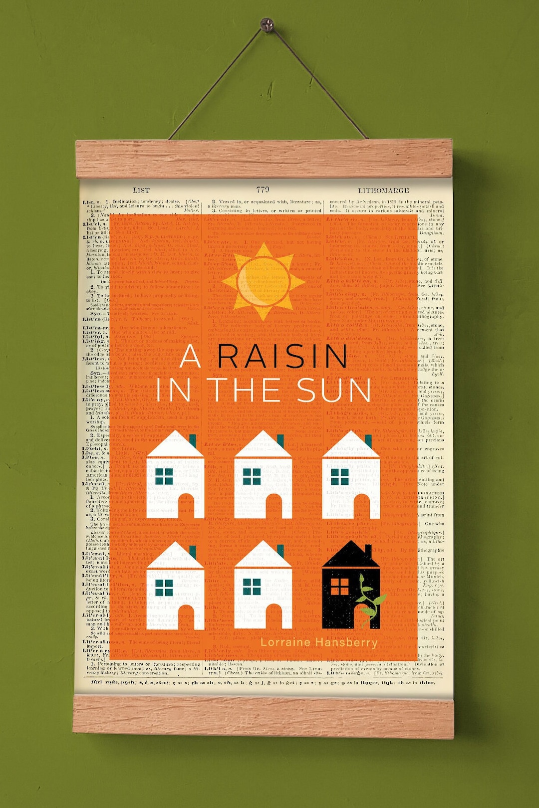 A Raisin in the Sun by Lorraine Hansberry Poster, Printable Play Poster ...