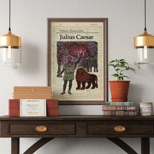 Julius Caesar by Shakespeare, Printable Poster, Classroom Library Wall ...