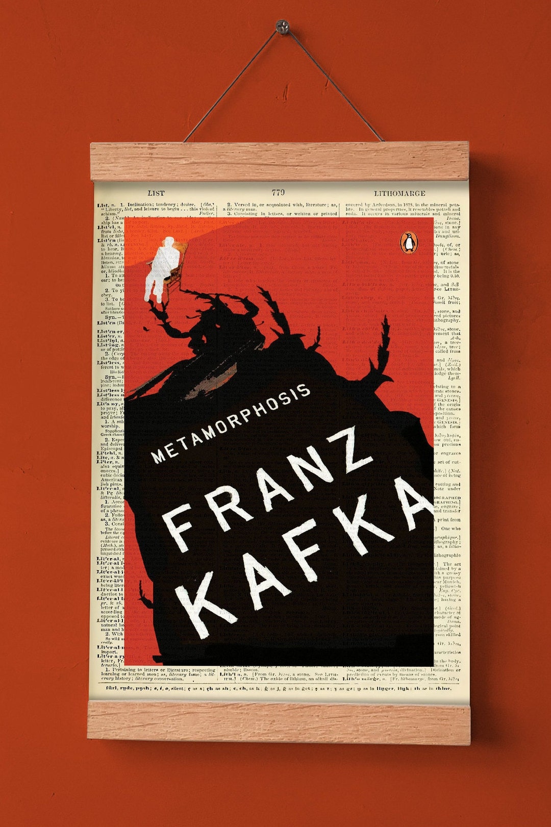 Metamorphosis by Franz Kafka, Printable Book Cover, Literary Poster ...