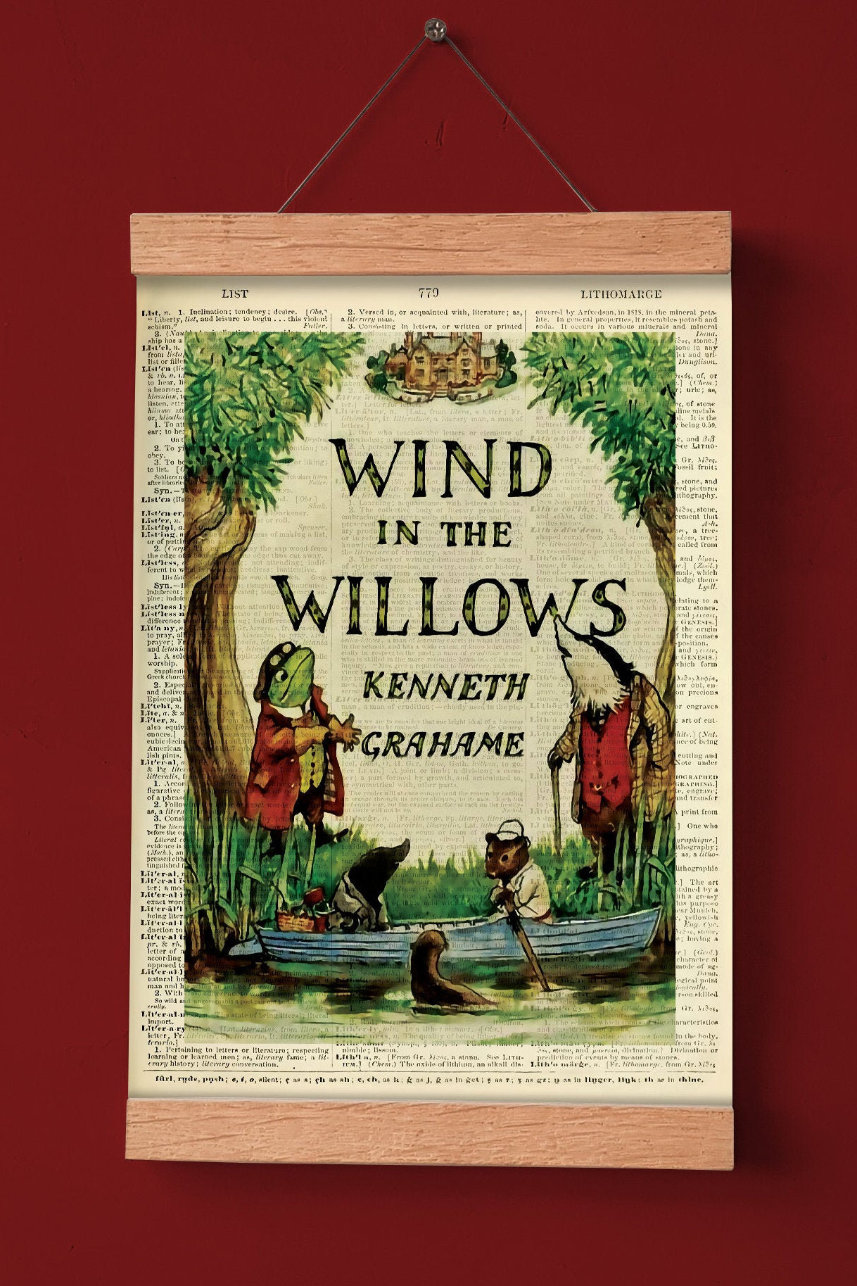 Printable Book Cover of the Wind in the Willows by Kenneth Grahame ...