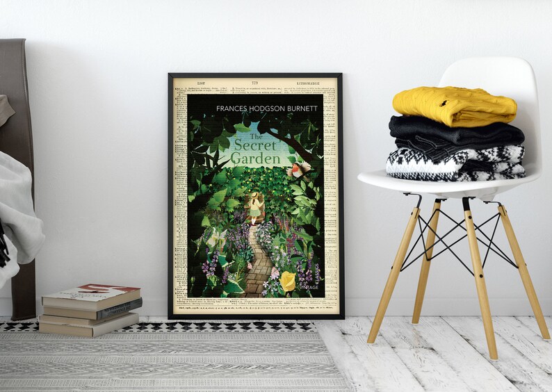 Printable Book Cover of the Secret Garden by Frances Hodgson Burnett ...