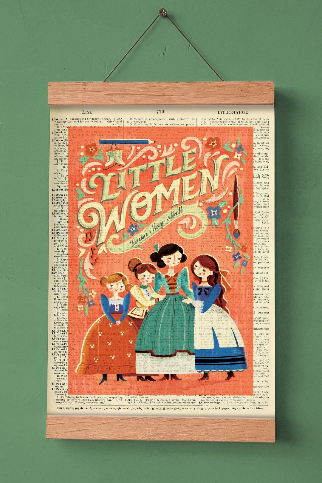 Printable Book Cover of Little Women by Louisa May Alcott, Literary ...