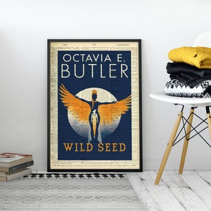 Wild Seed by Octavia E. Butler, Printable Book Cover, Literary Poster ...