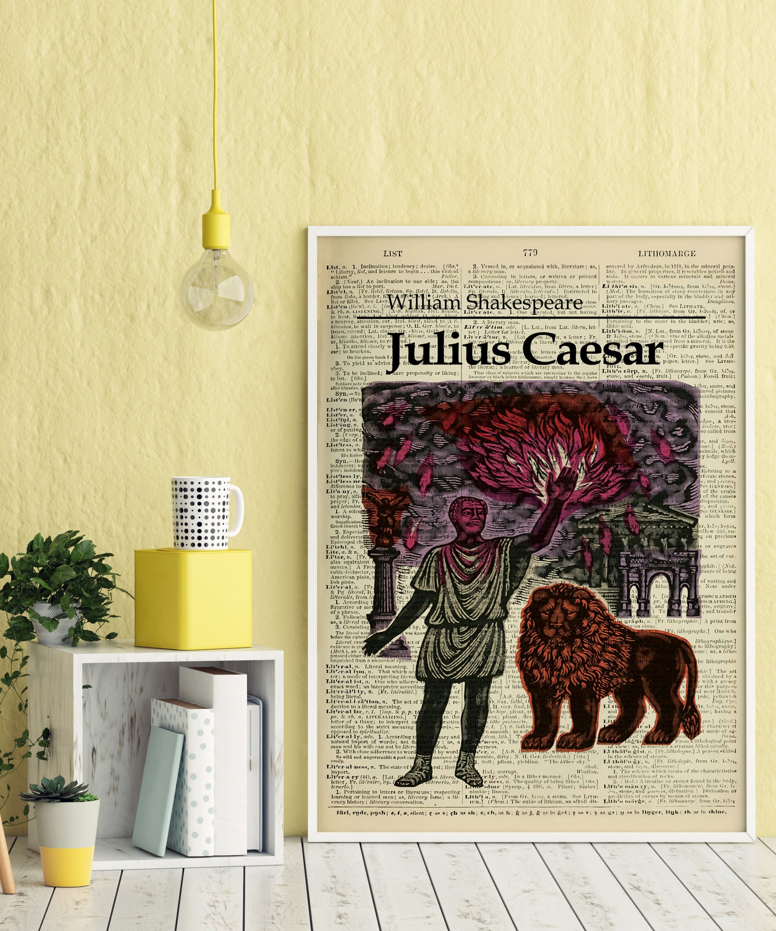Julius Caesar by Shakespeare, Printable Poster, Classroom Library Wall ...