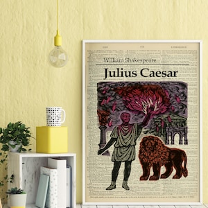 Julius Caesar by Shakespeare, Printable Poster, Classroom Library Wall ...
