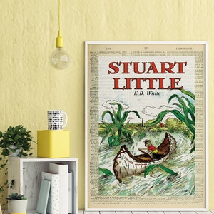 Stuart Little by E.b.white, Printable Book Cover, Literary Poster ...