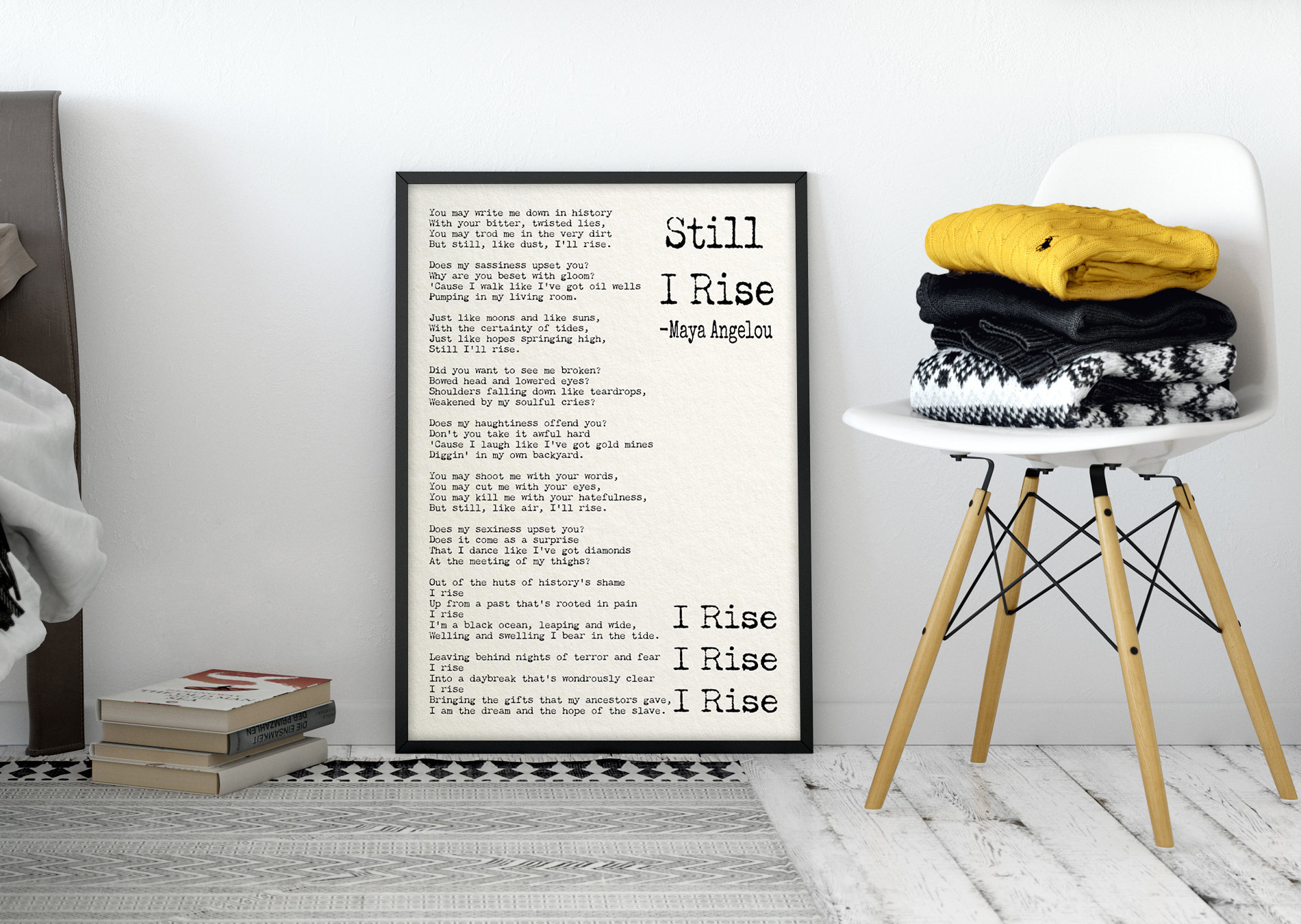 Still I Rise by Maya Angelou, Printable Poetry, Poetry Wall Art ...