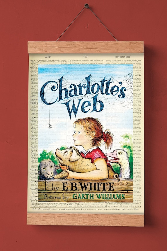 Charlotte's Web by E.b.white Printable Book Cover - Etsy