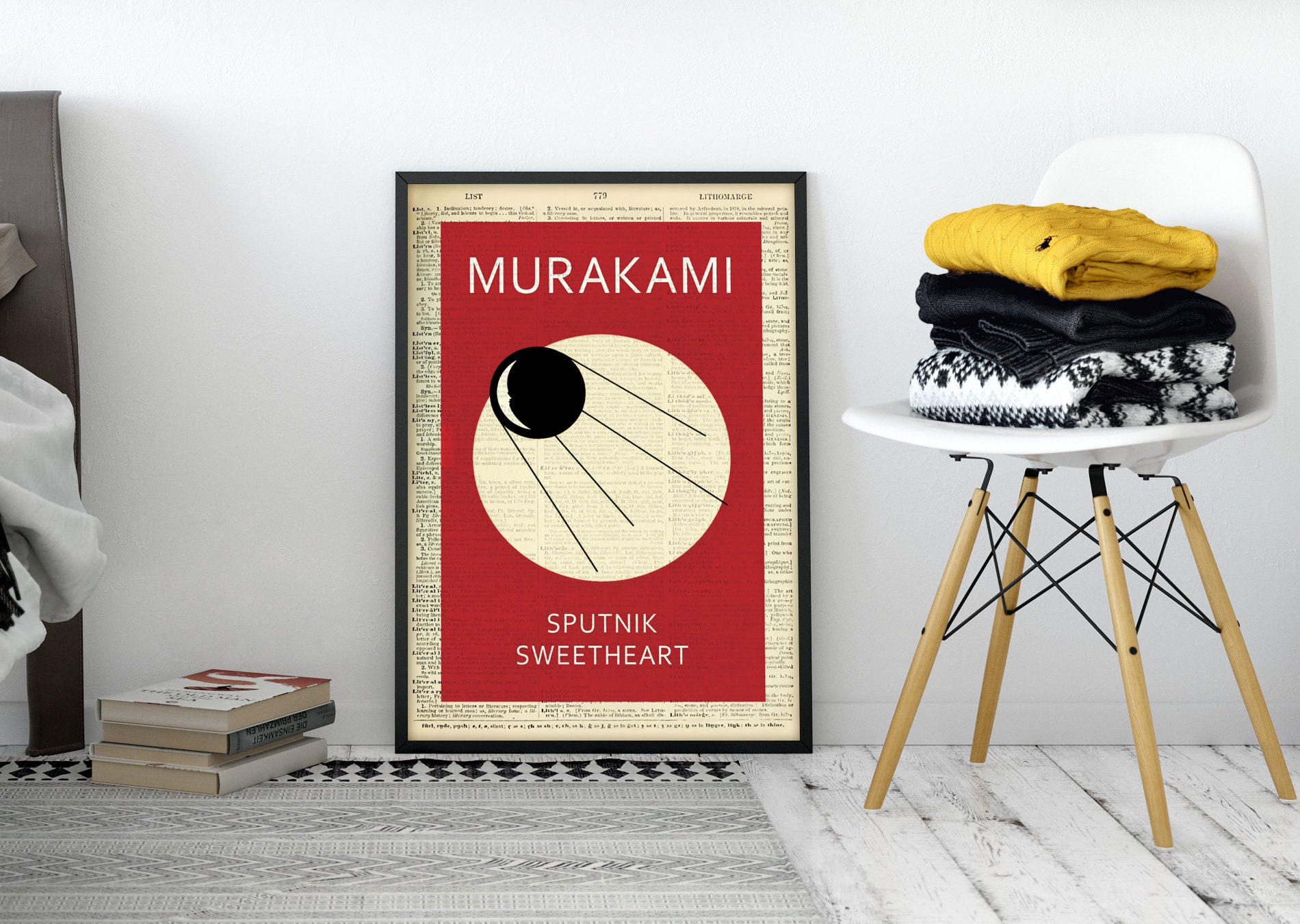 Sputnik Sweetheart by Haruki Murakami Printable Book Cover - Etsy Hong Kong