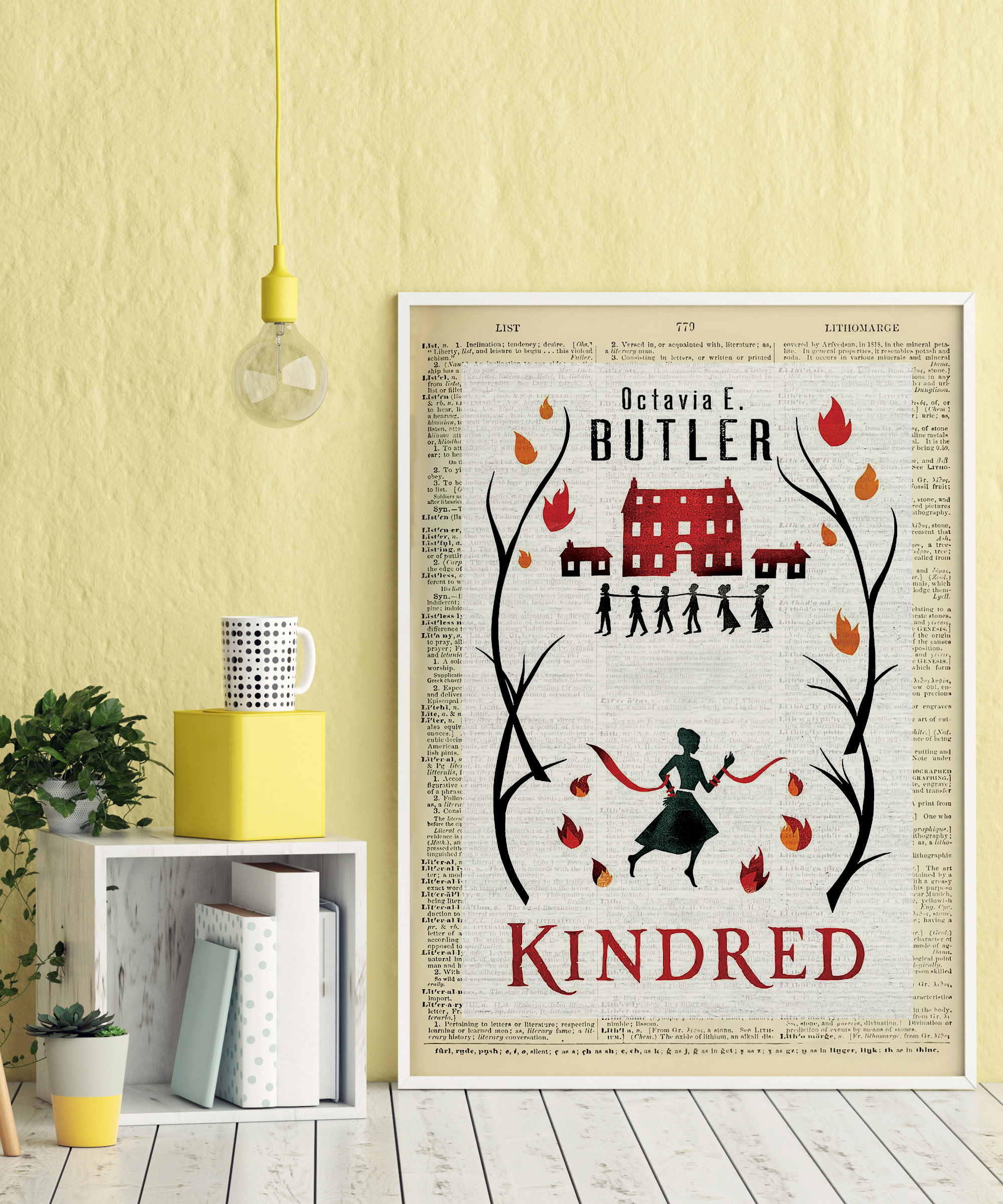 Kindred by Octavia E. Butler, Printable Book Cover, Literary Poster ...