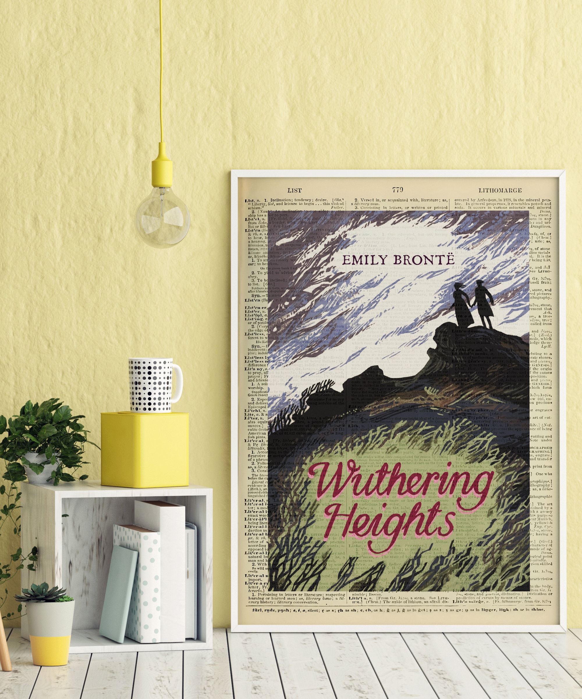 Wuthering Heights Book Cover Poster