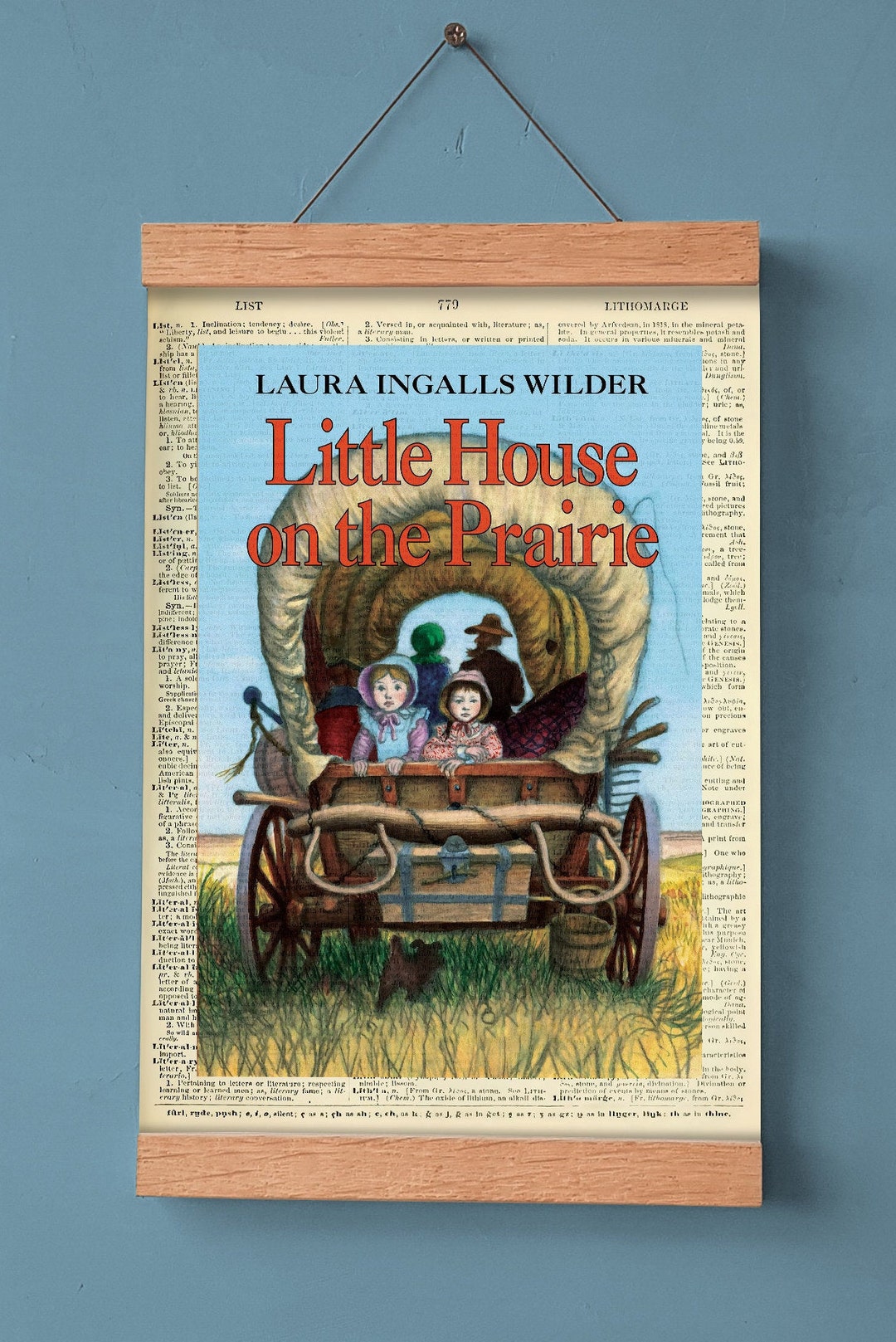 Little House on the Prairie by Laura Ingalls, Literary Poster ...