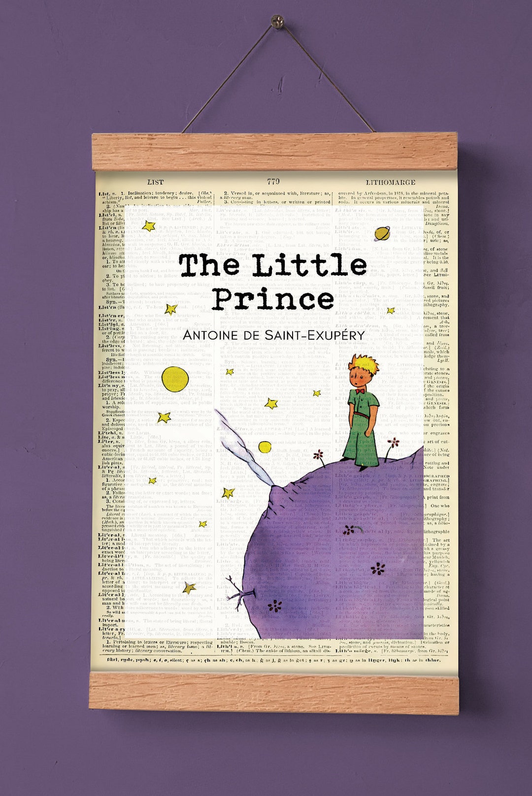 The Little Prince by Antoine De Saint-exupery, Printable Book Cover ...