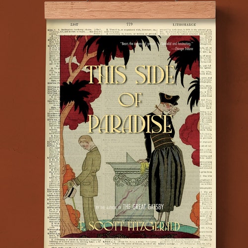 Printable 'this Side of Paradise' Printable Book Cover - Etsy
