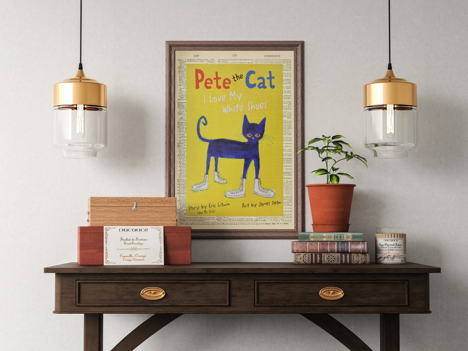 Pete the Cat by Eric Litwin, Printable Book Cover, Literary Poster ...