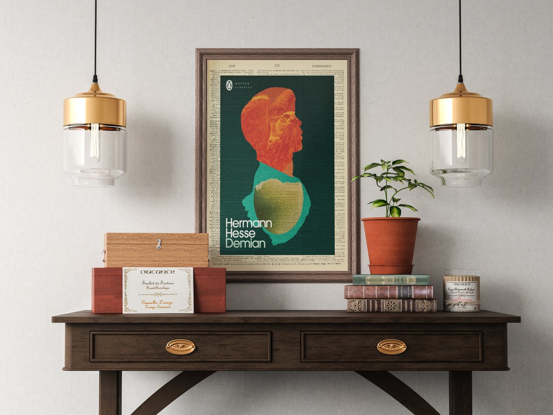 Demian by Hermann Hesse Printable Book Cover Literary - Etsy