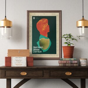 Demian by Hermann Hesse, Printable Book Cover, Literary Poster, Library ...
