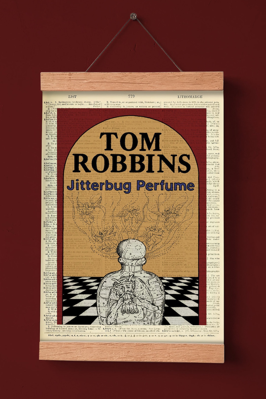 Jitterbug Perfume by Tom Robbins, Printable Book Cover, Literary Poster ...