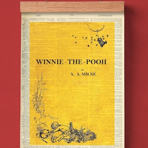 Winnie the Pooh Printable Poster, A.a.milne Print, Literary Poster ...