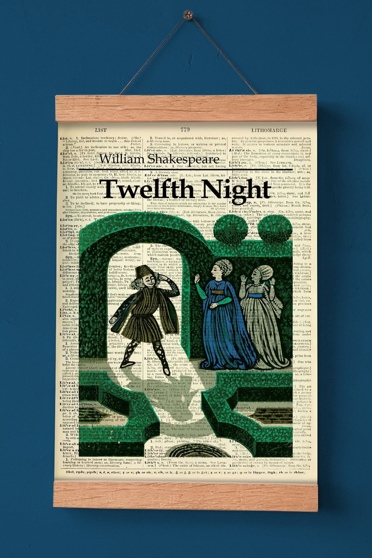 Printable Twelfth Night, Shakespeare, Literary Poster, Classroom ...