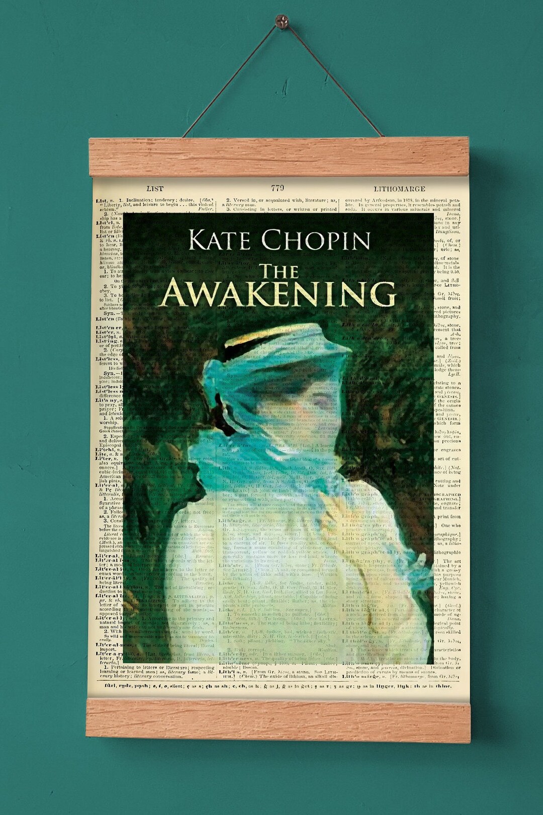 The Awakening by Kate Chopin, Printable Book Cover, Literary Poster ...
