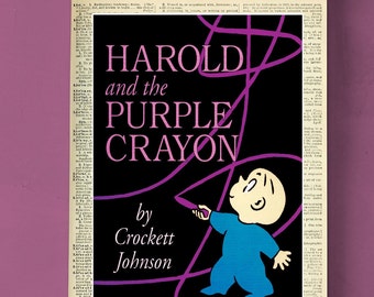 Harold and the Purple Crayon Poster - Etsy