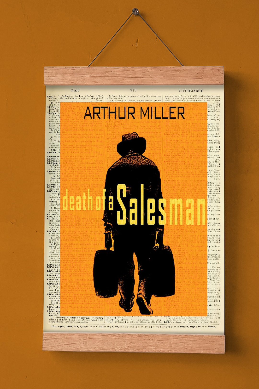 Death of a Salesman by Arthur Miller, Printable Book Cover, Literary ...