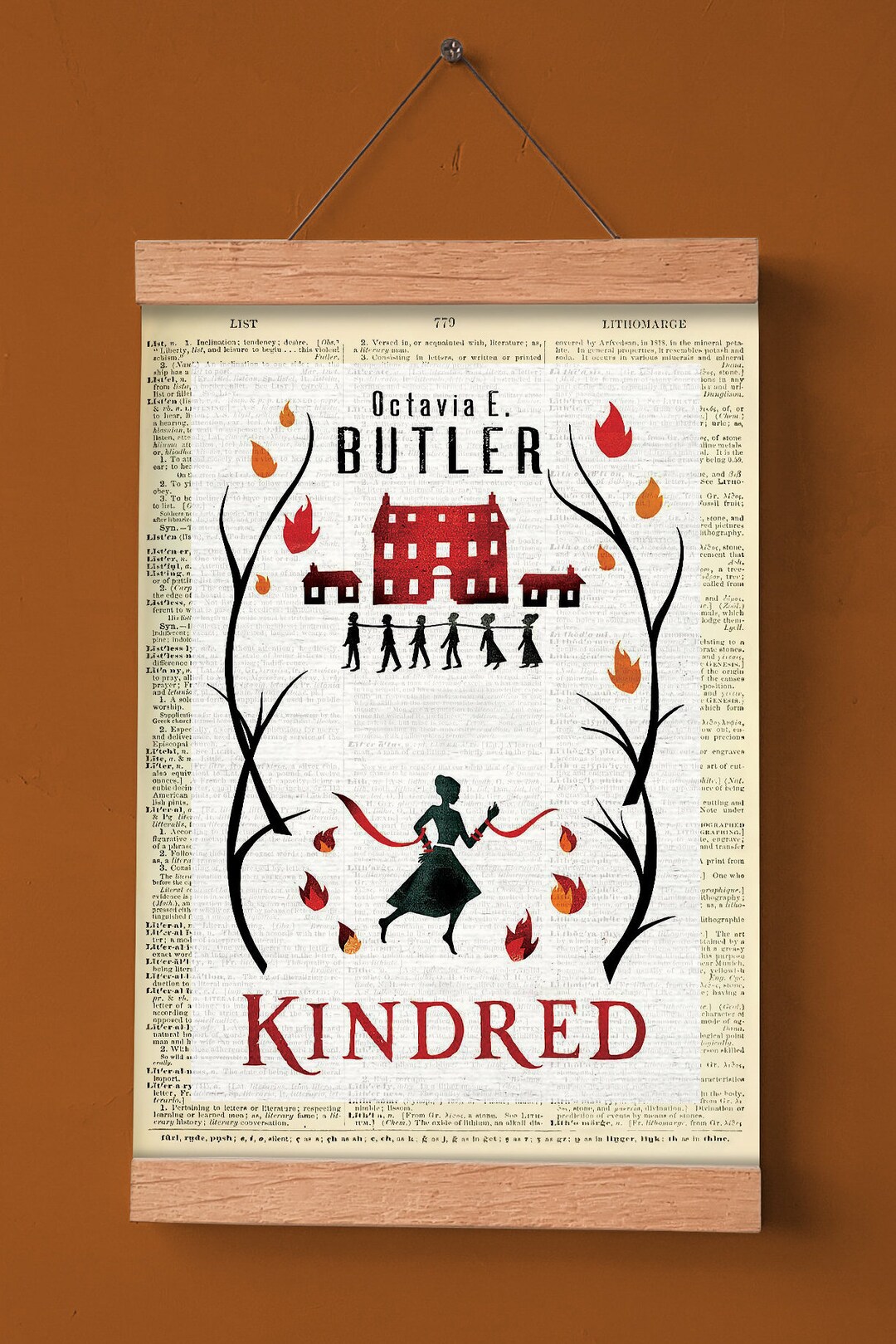Kindred by Octavia E. Butler, Printable Book Cover, Literary Poster ...