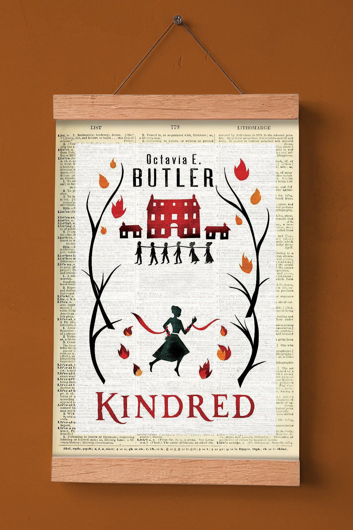Kindred by Octavia E. Butler, Printable Book Cover, Literary Poster ...
