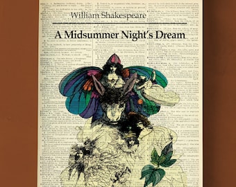 A Midsummer Night's Dream by Shakespeare Printable - Etsy