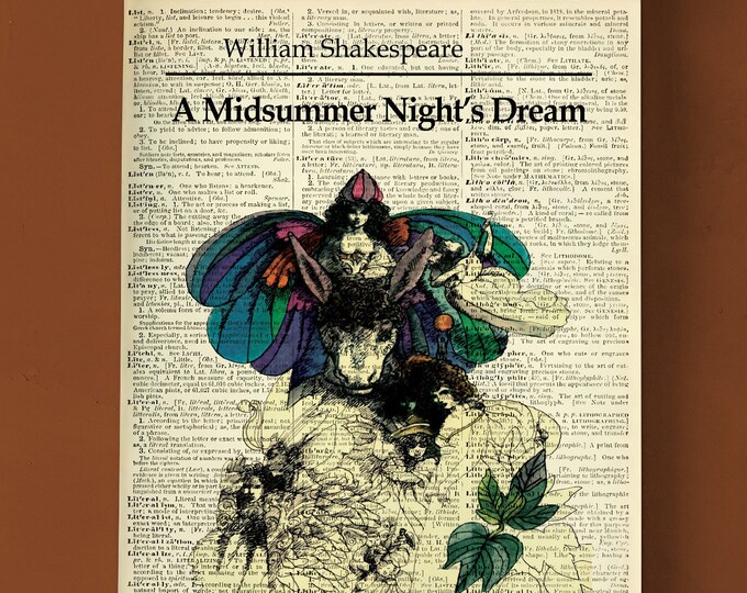 A Midsummer Night's Dream by Shakespeare Printable - Etsy