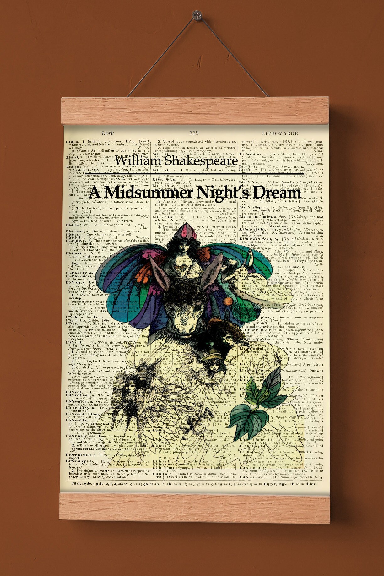 A Midsummer Night's Dream by Shakespeare, Printable Poster, Classroom ...