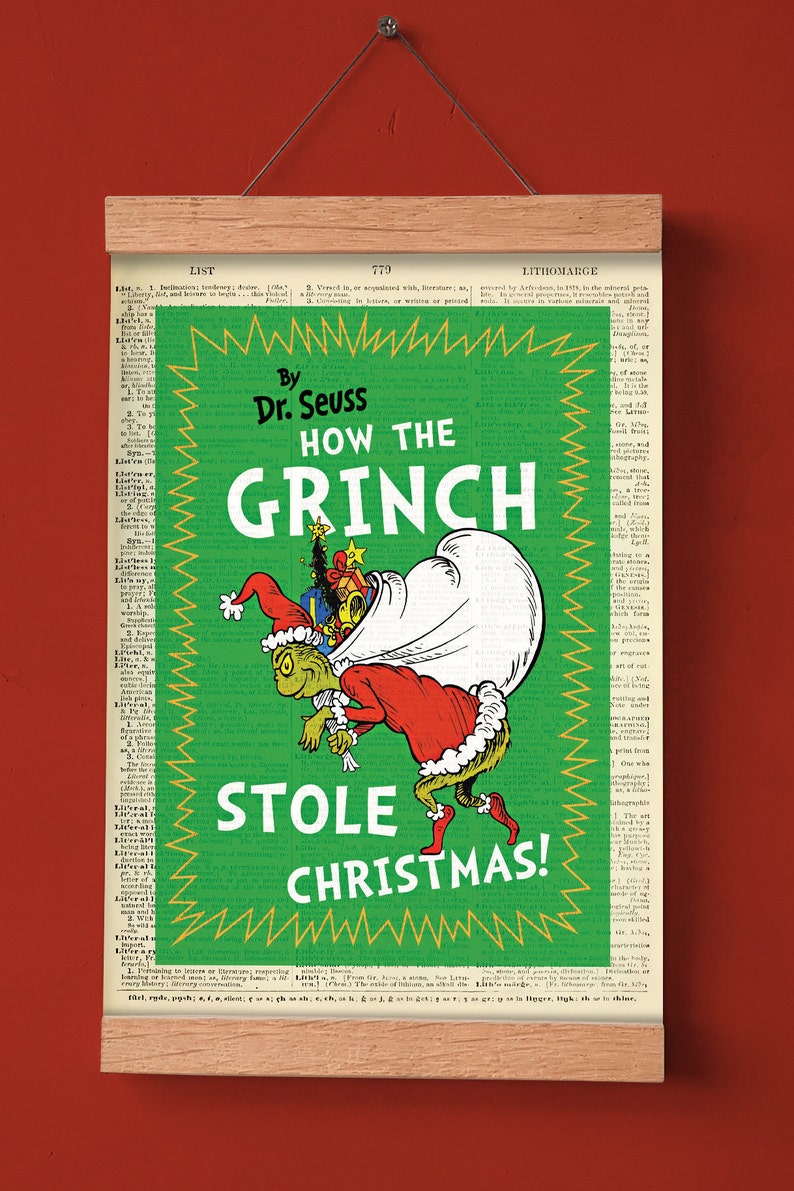 Printable How the Grinch Stole the Christmas by Dr.seuss, Literary ...