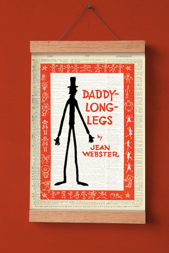 Daddy Long Legs by Jean Webster Printable Book Cover - Etsy