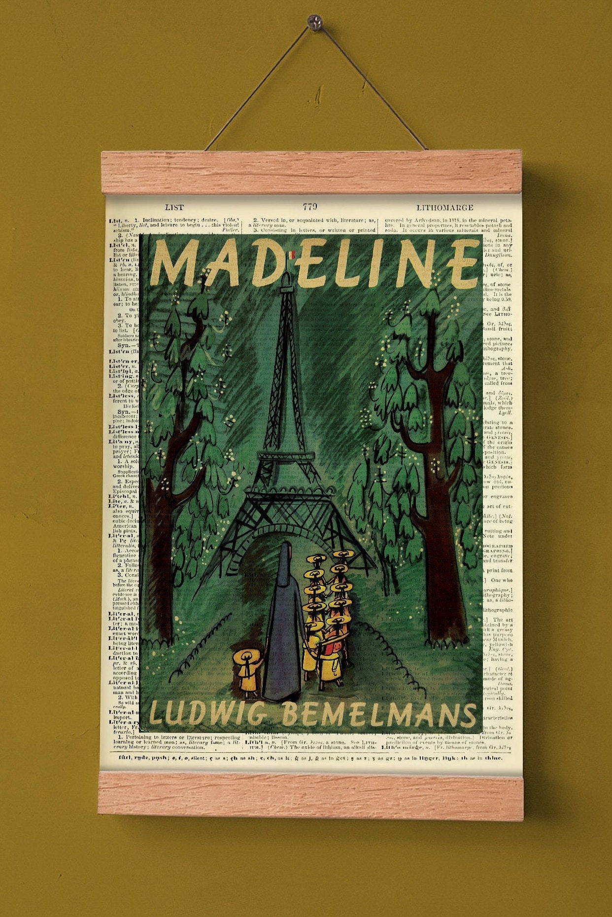 Printable Book Cover Madeline by Ludwig Bemelmans Literary | Etsy