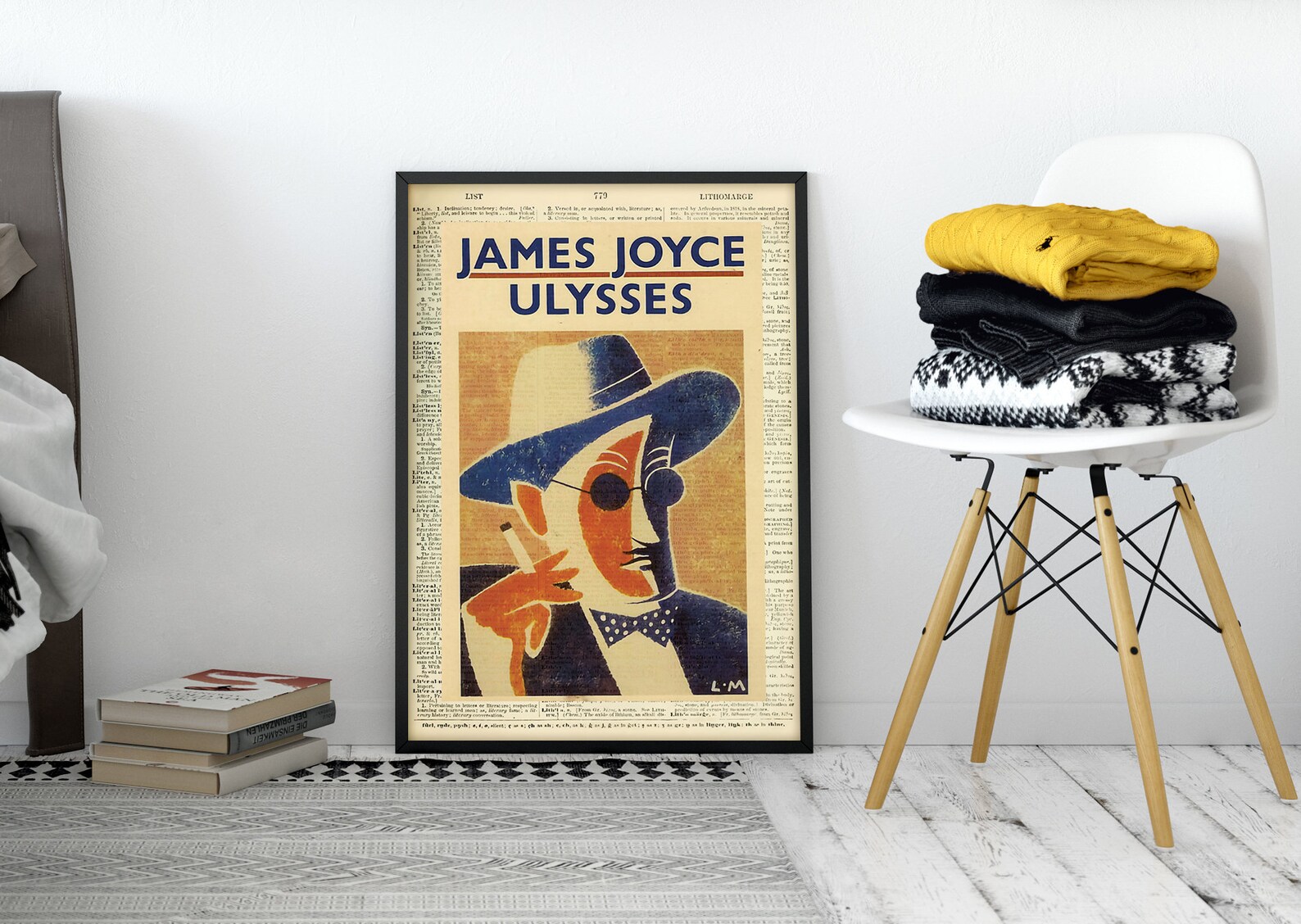 Ulysses by James Joyce, Printable Book Cover, Literary Wall Art ...