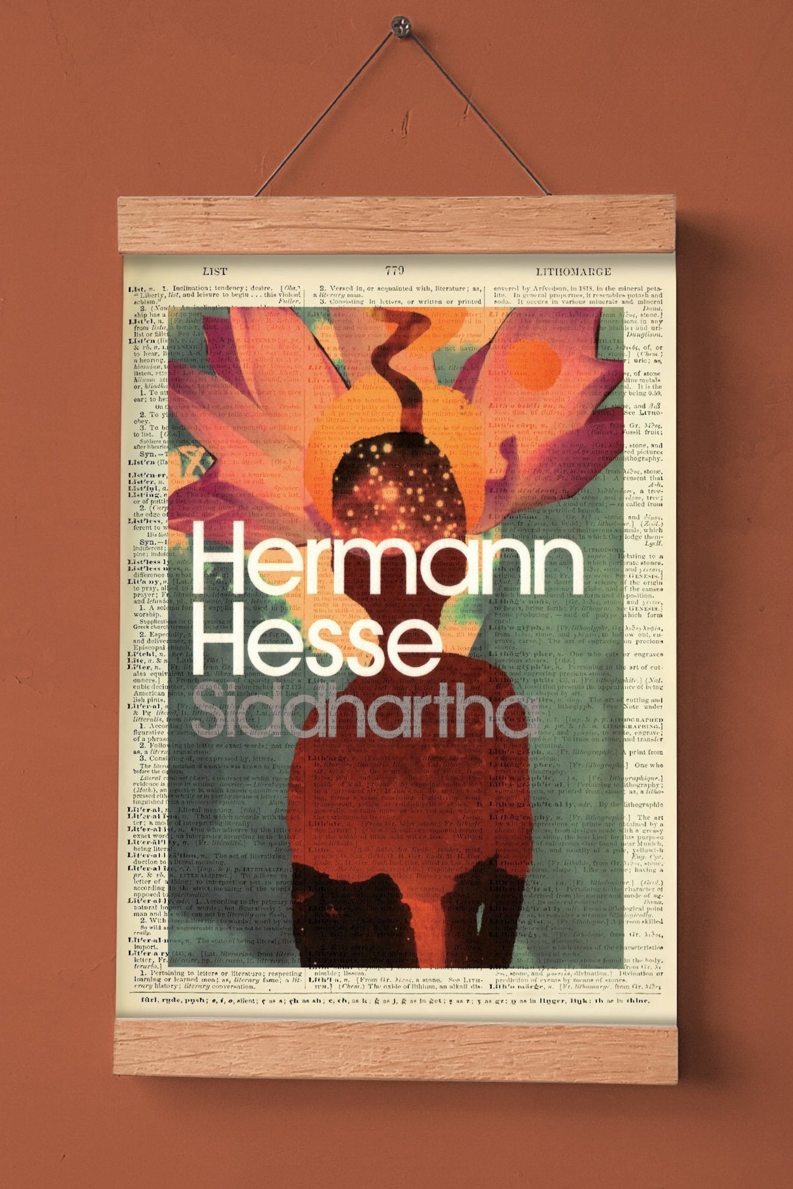 Siddhartha by Hermann Hesse, Printable Book Cover, Literary Poster ...