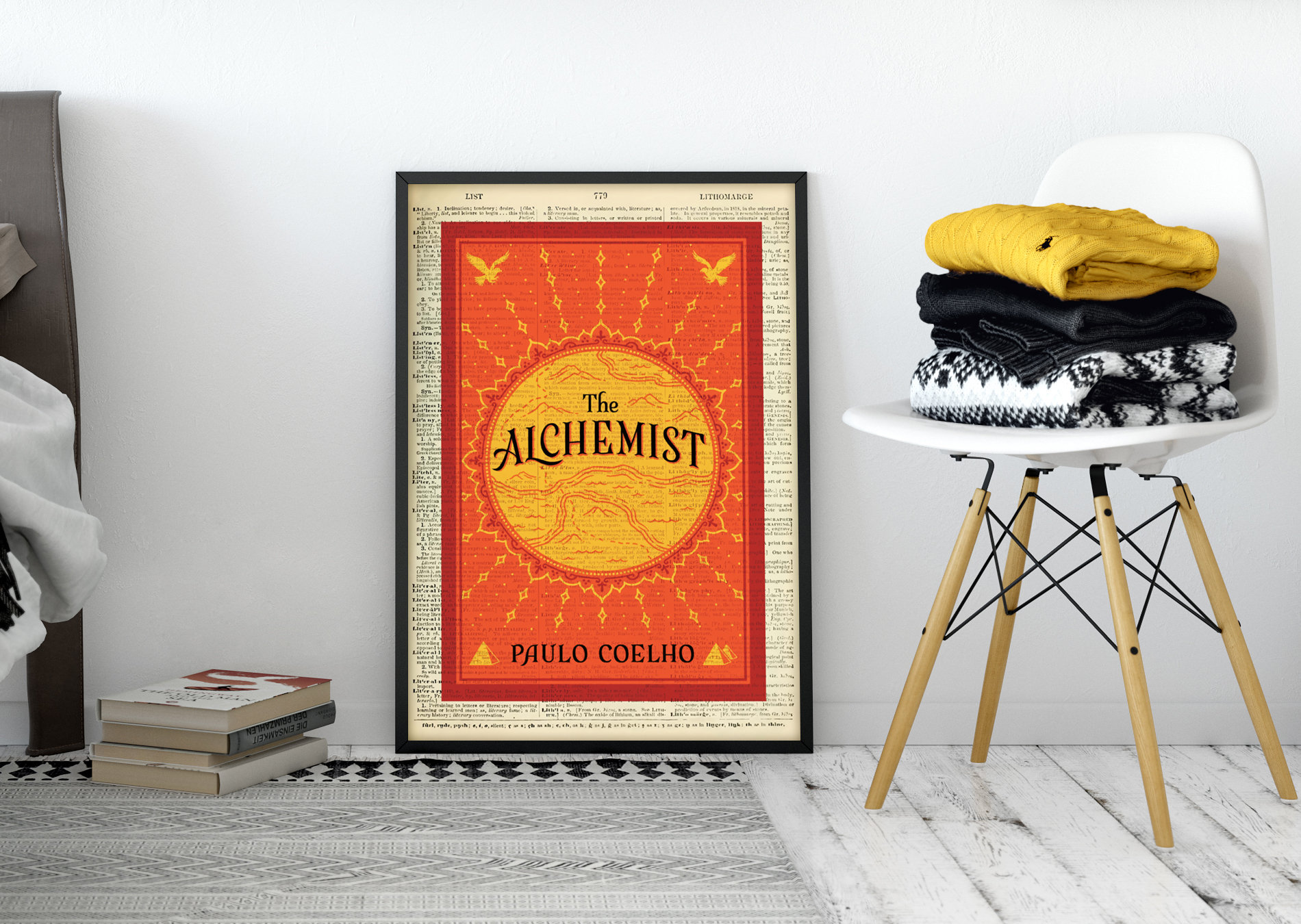 The Alchemist by Paulo Coelho, Printable Book Cover, Literary Poster ...