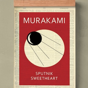 Sputnik Sweetheart by Haruki Murakami, Printable Book Cover, Literary ...