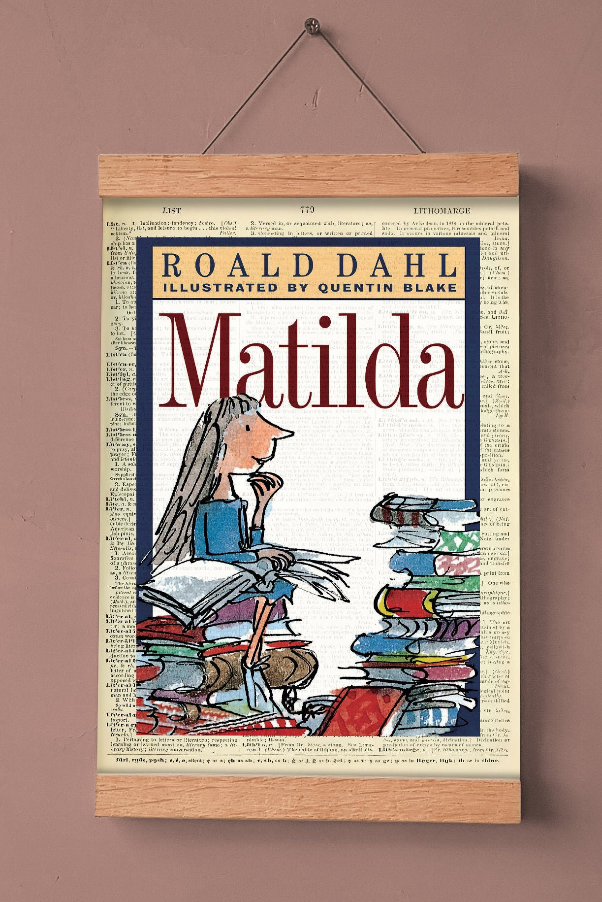 Matilda Book Cover Poster