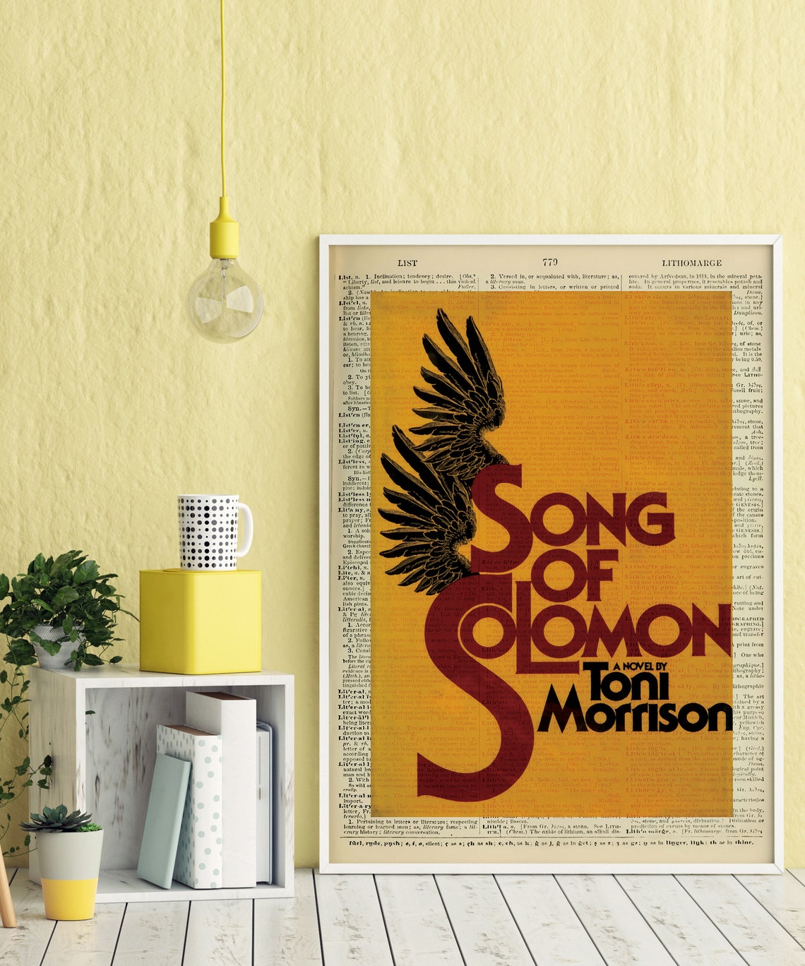 Song of Solomon by Toni Morrison, Printable Book Cover, Literary Poster ...