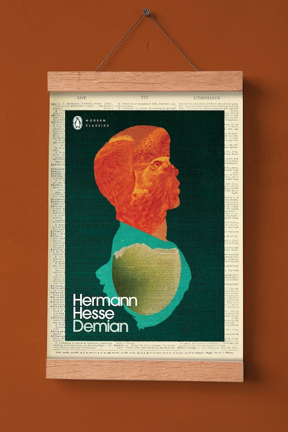 Demian by Hermann Hesse Printable Book Cover Literary | Etsy