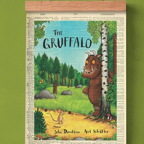 Printable 'the Gruffalo' Book Cover Wall Art Print - Etsy