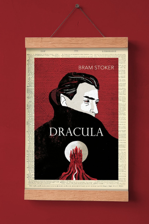 Printable Book Cover of Dracula by Bram Stoker Literary | Etsy